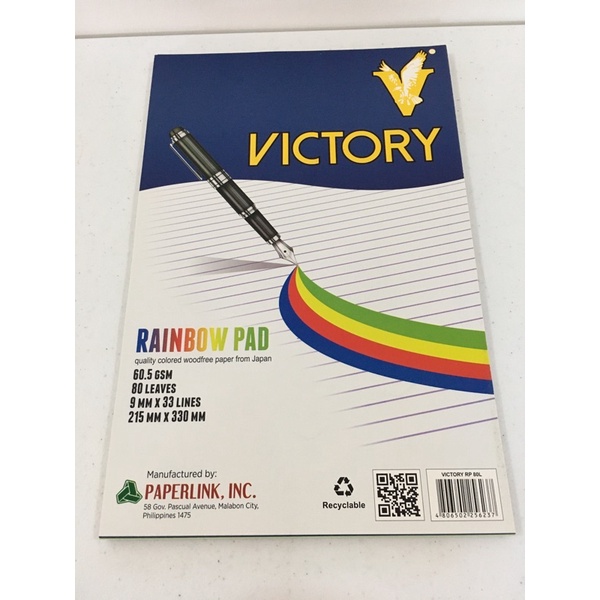 Victory Pad Paper (rainbow pad) | Shopee Malaysia
