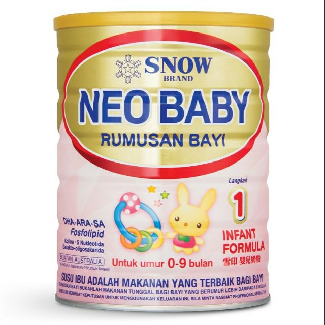 SNOW NEO BABY STEP 1 (0-9 BULAN) 900G | Shopee Malaysia