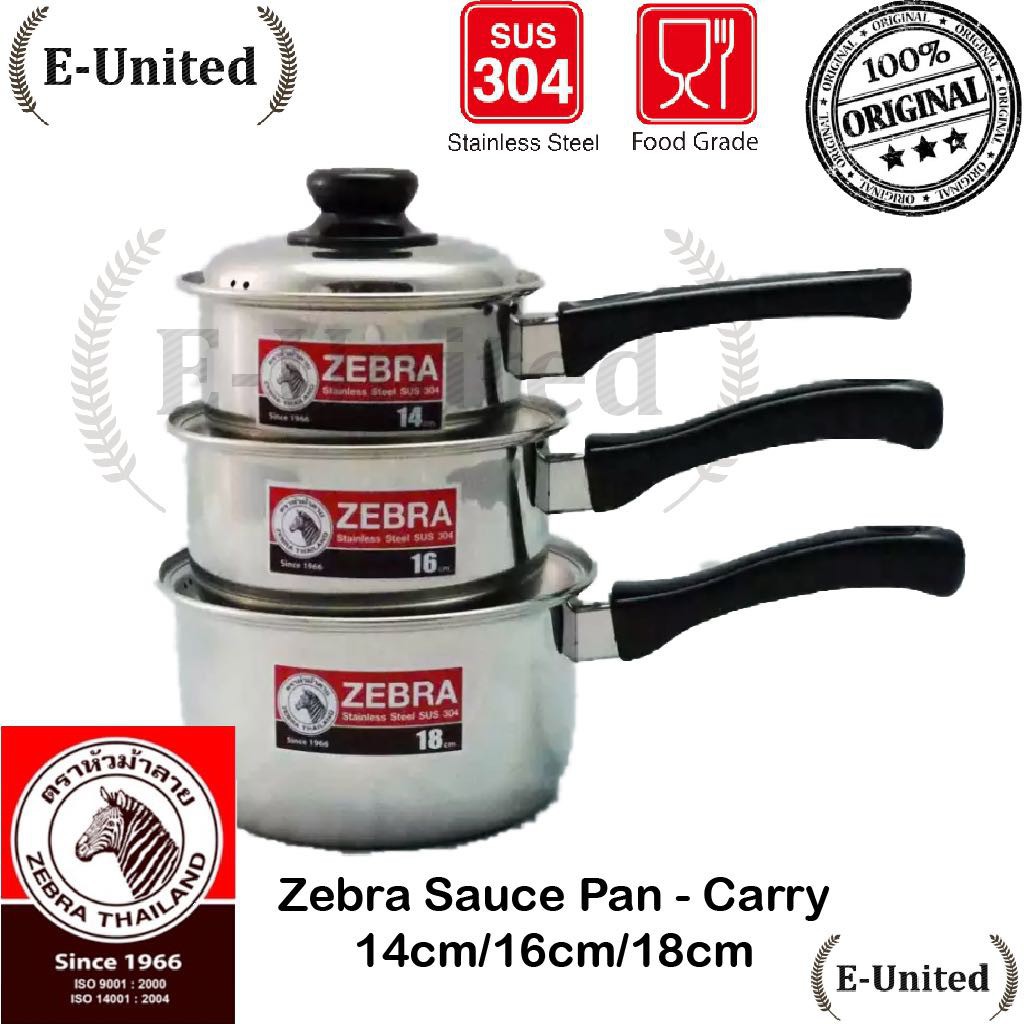 (100% Original) Zebra Thailand Stainless Steel Sauce Pan - Carry（100% ...