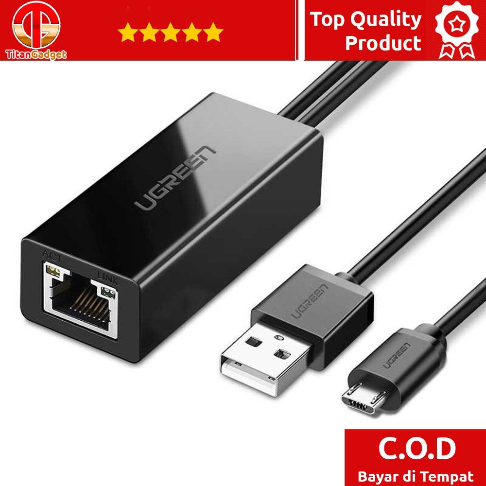 Ethernet Cable LAN Adapter USB 2.0 to RJ45 - 30985 TitanGadget | Shopee ...