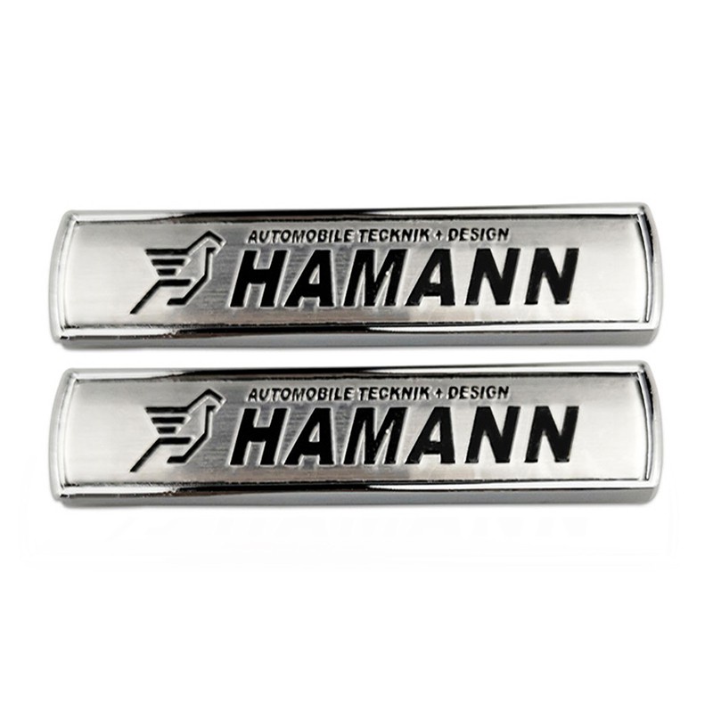 2pcs AMG Brabus Carlsson Metal Car Side Body Sticker Auto Rear Emblem ...