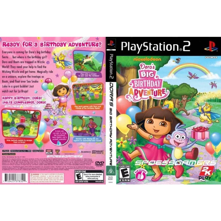 Dora's Big Birthday Adventure (CD Games PS2) | Shopee Malaysia