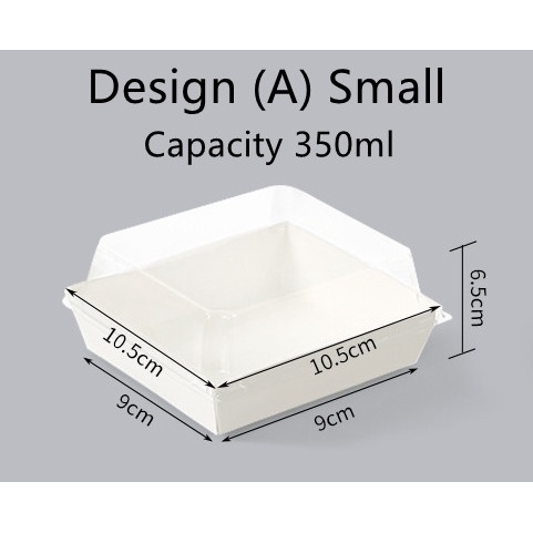 [Premium] Kraft White Paper Square Rectangular Bakery Cake Donut Food ...