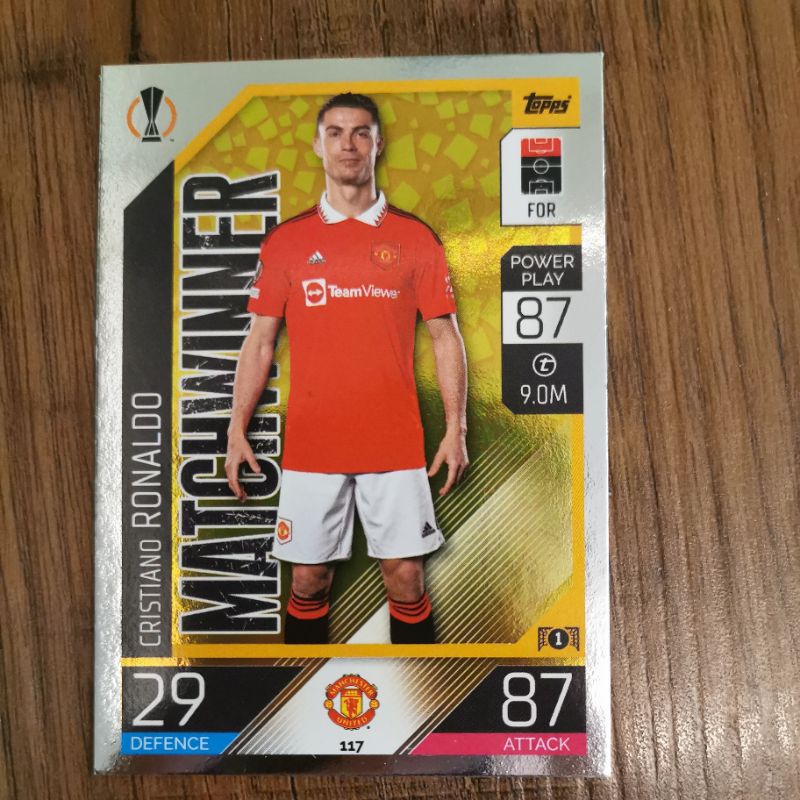 Topps Match Attax UCL 2022/23 Cristiano Ronaldo & Lionel Messi Match ...