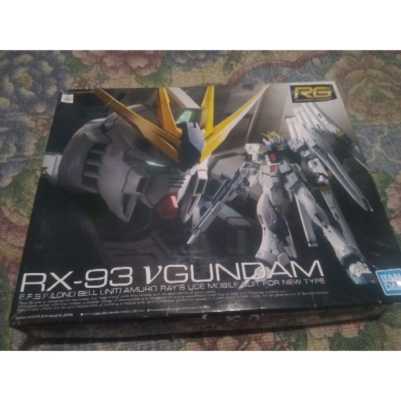 Rg rx 93v gundam gundam bandai | Shopee Malaysia
