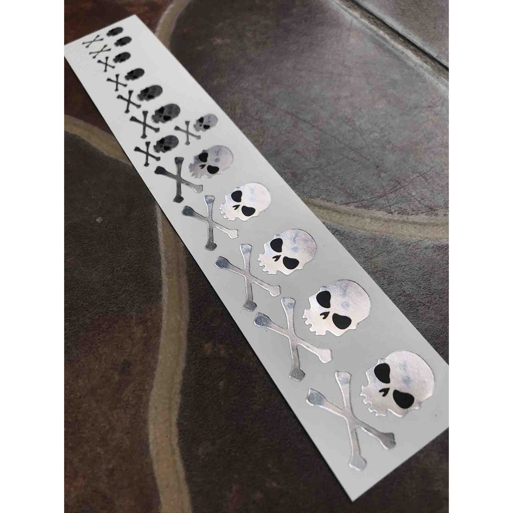 Skull Skull Sticker Inlay Guitar Fretboard Acoustic Electric Guitar ...