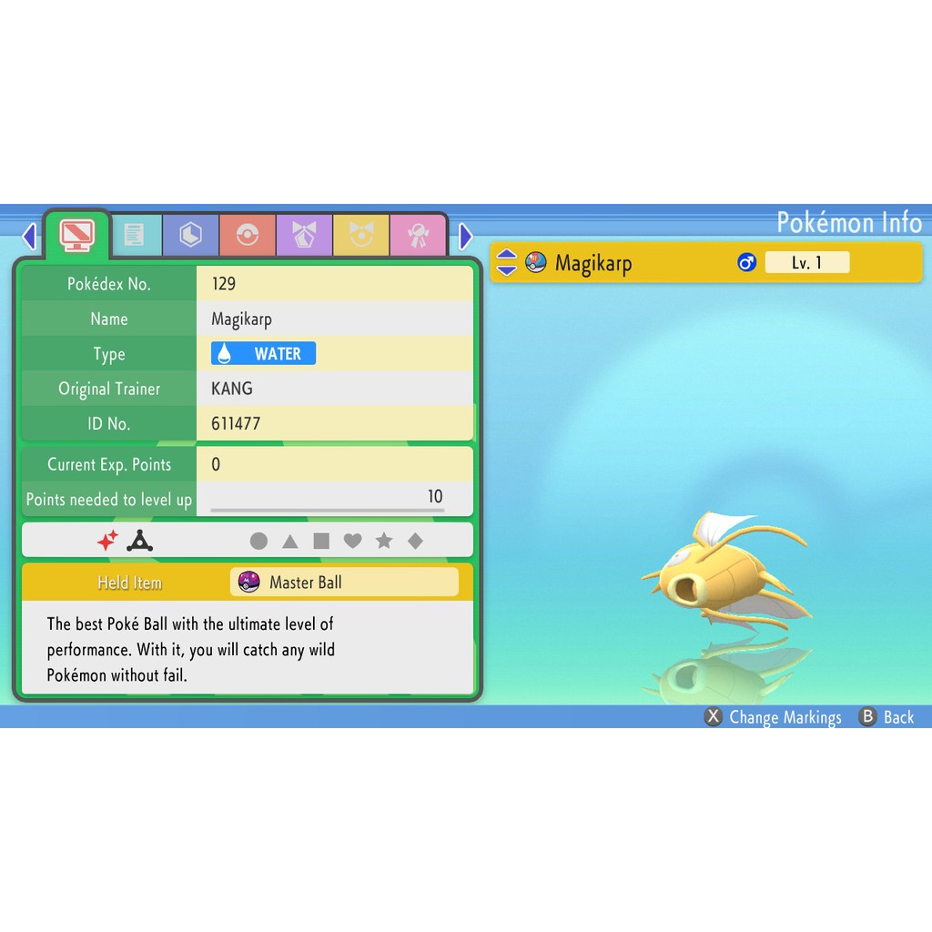 Pokemon Brilliant Diamond & Shining Pearl - 6IV Shiny Magikarp | Shopee ...