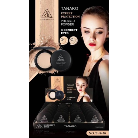 NEW TANAKO 3CE 3CONCEPT EYES PRESSED POWDER | Shopee Malaysia