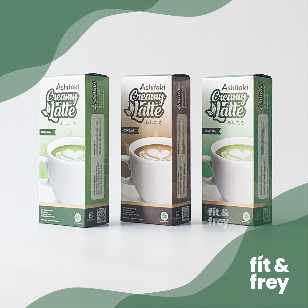 Ashitaki Creamy Latte 120g - Low Calorie Diet Drink - Original ...