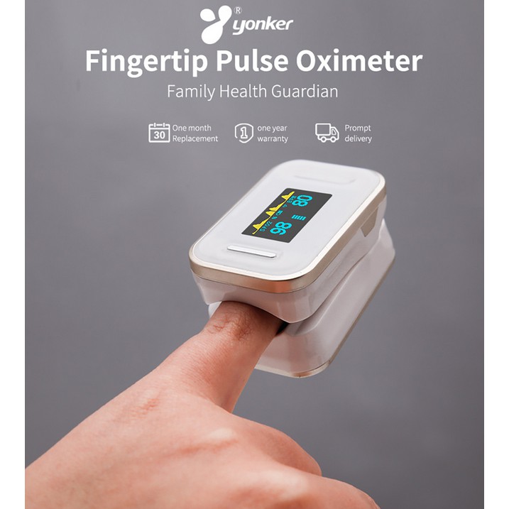 SPO2 FINGERTIP PULSE OXIMETER - HOMECARE PORTABLE (YONKER: MODEL YK-81C)(READY STOCK) | Shopee ...