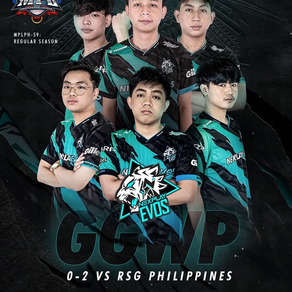 Jersey NEXPLAY EVOS PH 2022 MPL S9/PUBG/MOBILE LEGENDS (FREE NICKNAME ...