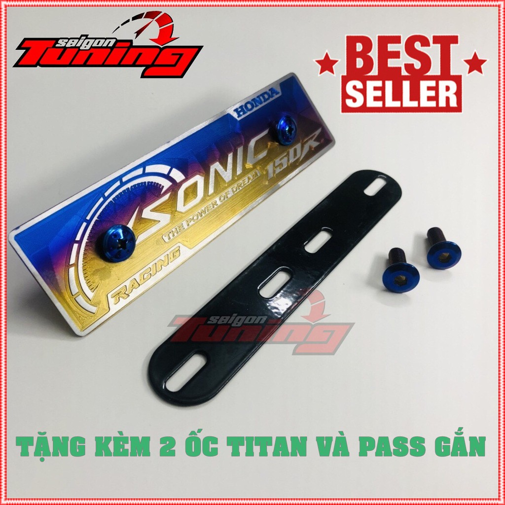 Super quality 3D sonic nameplate - free titanium screw + SaigonTuning ...