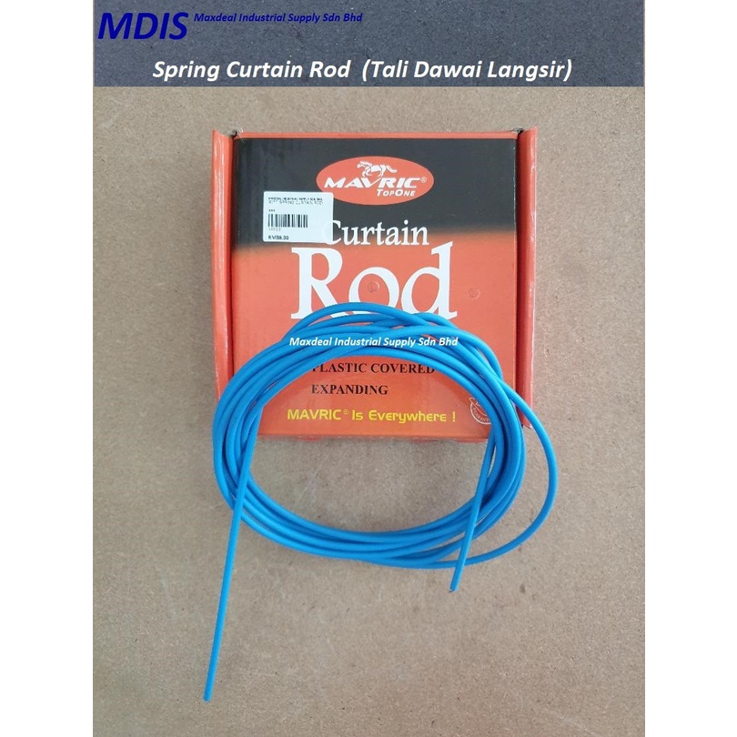 Quality Spring Curtain Rod Plastic Covered Expanding Rod / Tali Dawai ...