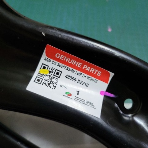 Perodua Axia Bezza Lower Arm Front Genuine Part Original 1PC 48068 ...
