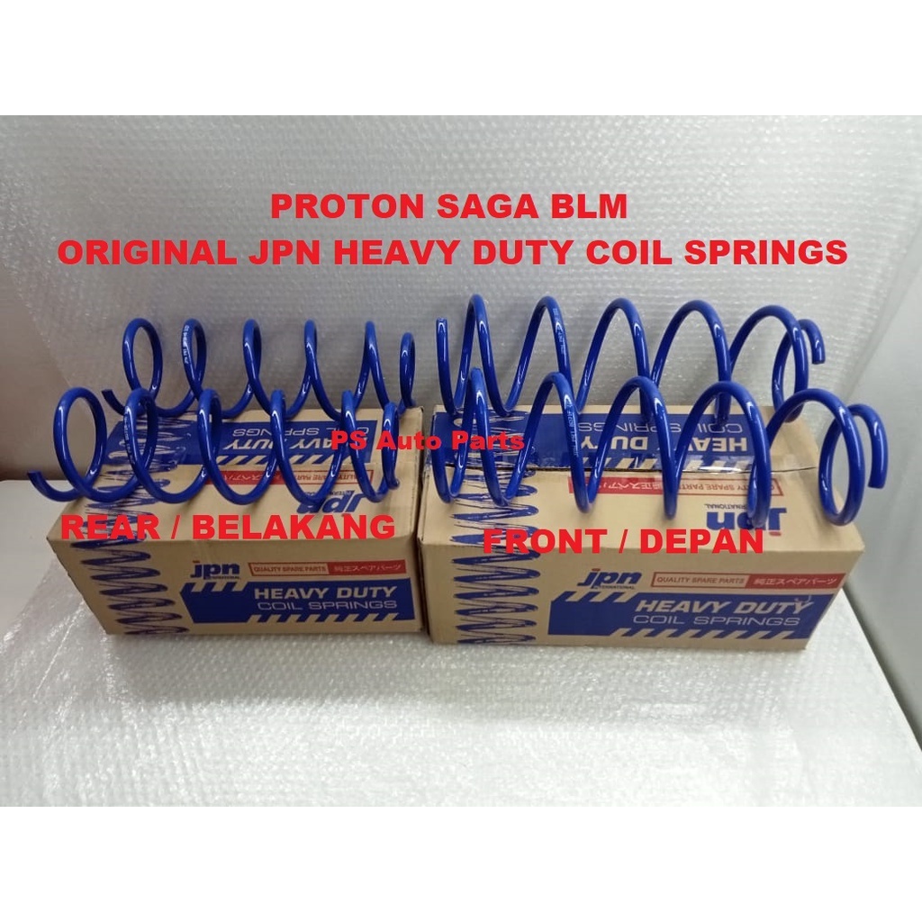 Proton Saga BLM JPN Heavy Duty Coil Spring Set (KERAS/STANDARD TINGGI ...