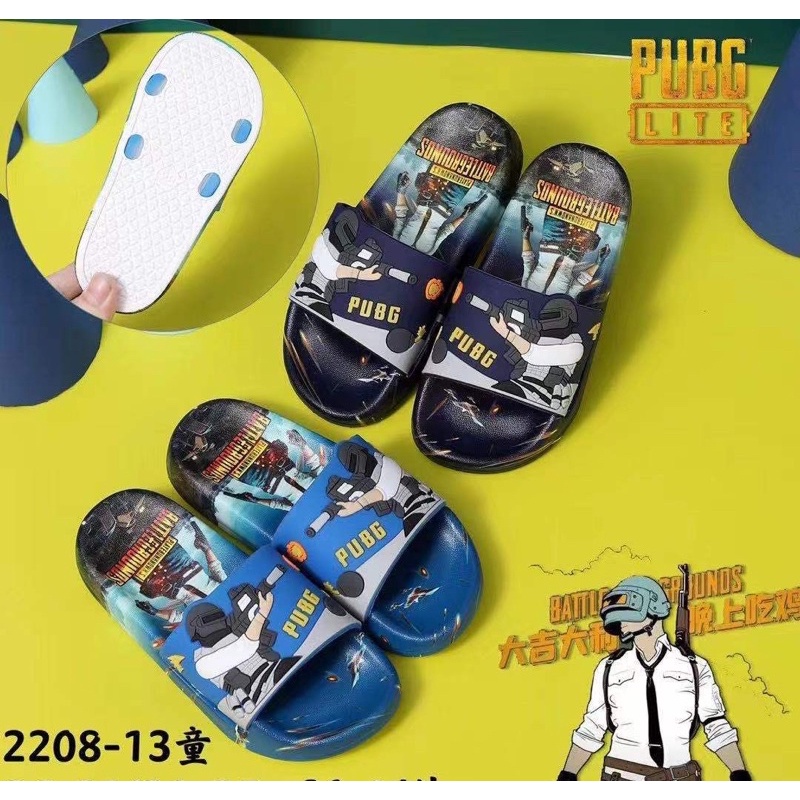 🔥SLIPER PUBG FULL PRINT 3D HOT DESIGN 小男孩吃鸡拖鞋 防滑鞋子 | Shopee Malaysia