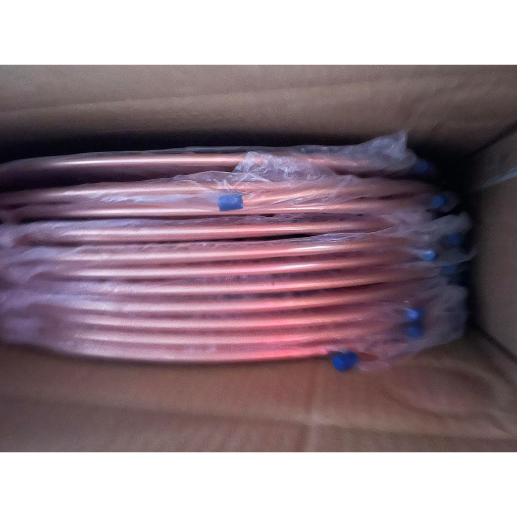 15 meter 0.71mm copper paip aircond cooper pipe install aircond tembaga ...