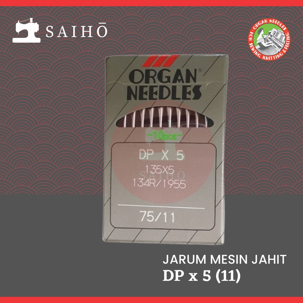 MESIN Organ DPx5 / DPx5++ Needle for Industrial Sewing Machine 1 ...