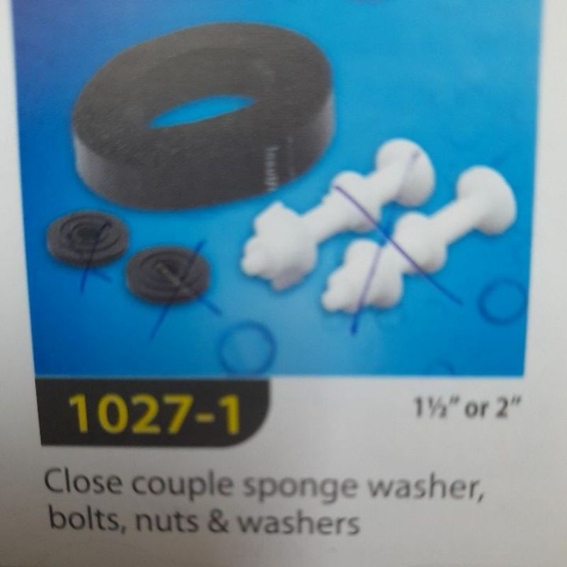 Techplas close couple wc sponge washer only | Shopee Malaysia