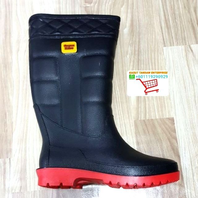 Gajah King 888 L Hi-Cut Rubber Rainboot | Kasut Hujan Kasut Getah Kasut ...