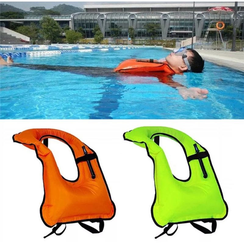 Ready Stock Manual Inflatable Life Jacket Adult Life Vest Water Sports ...