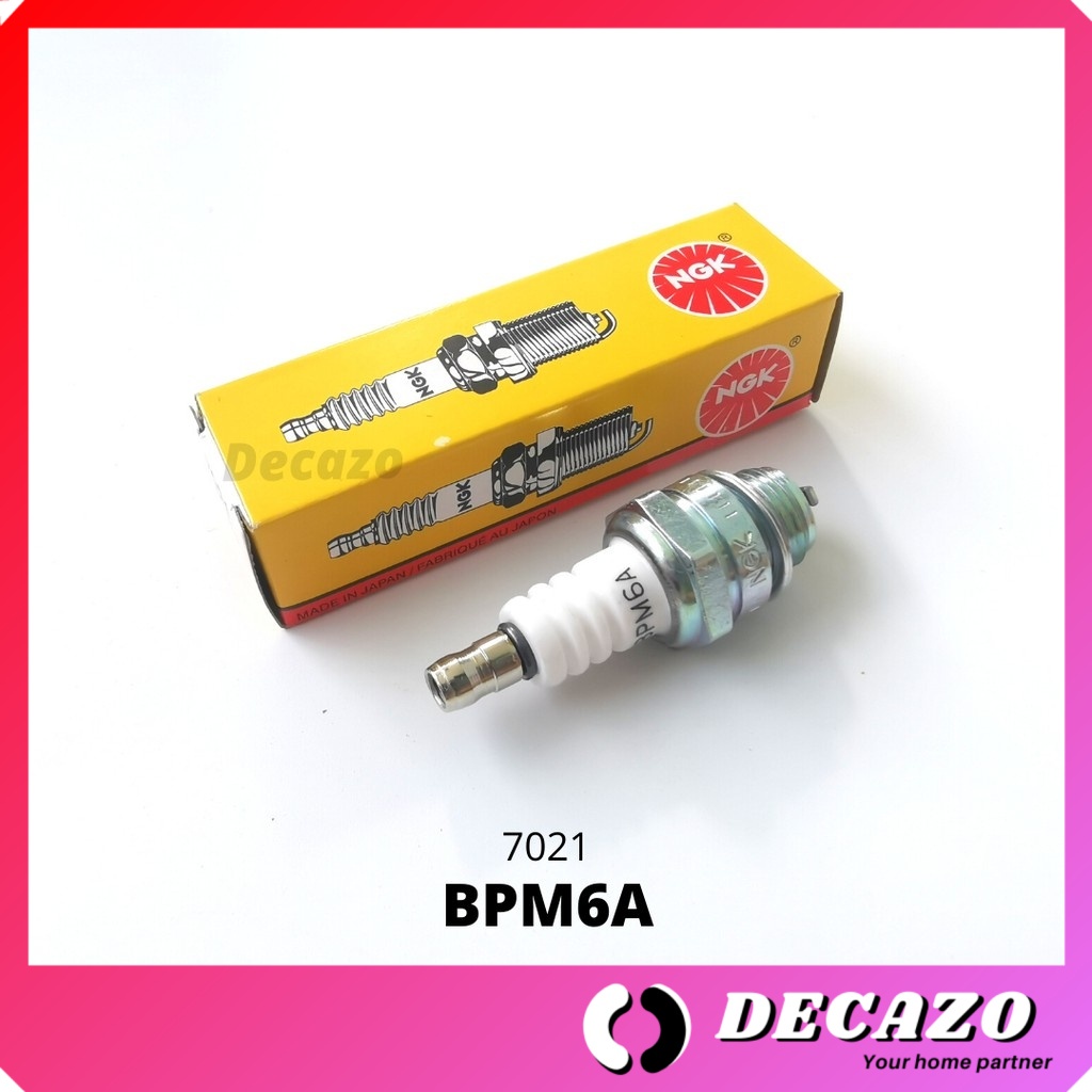 NGK SPARK PLUG BPM6A 7021 Mesin Rumput Plug Lawn Mower Plug | Shopee ...