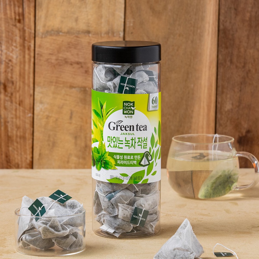 NOKCHAWON Delicious Green Tea Jaksul 60T / from Seoul, Korea | Shopee ...