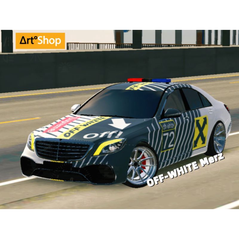 Car Parking Multiplayer ( off-white Car Design ) | Shopee Malaysia