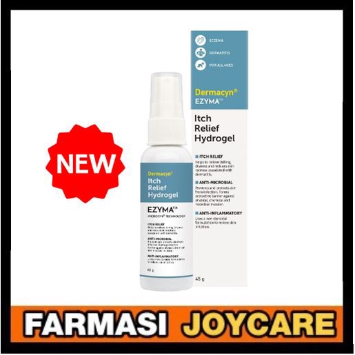 Dermacyn Ezyma Hydrogel for Eczema & Dermatitis 45g (Exp: August 2027 ...