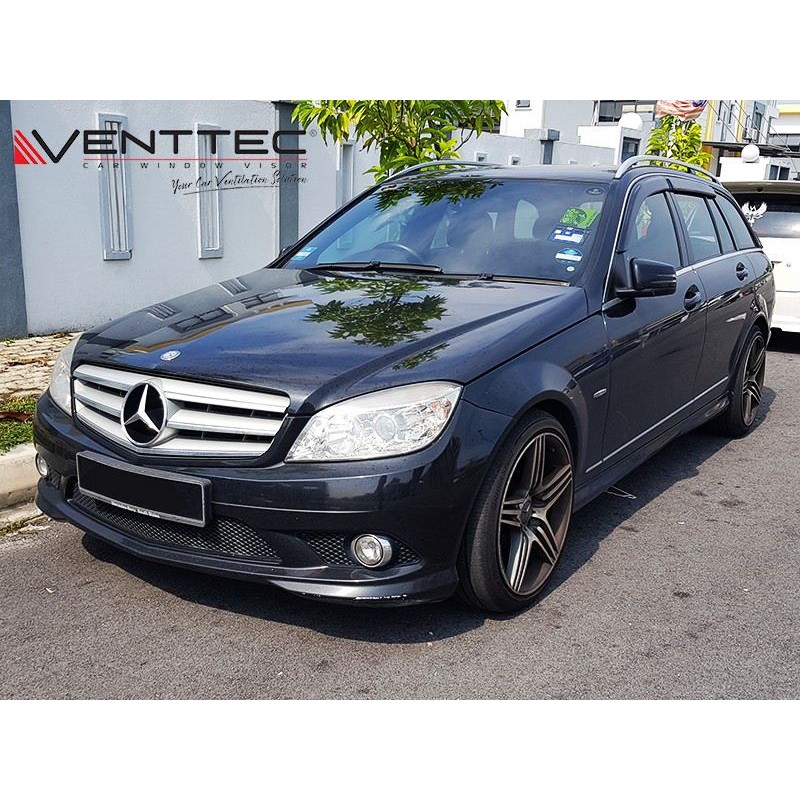 Mercedes C Class W204 Sedan Wagon HatchBack 2008 - 2014 Venttec Door Sun Window Visor bodykit ...