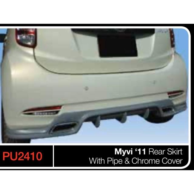 Perodua myvi G H SE advance front rear diffuser lip splitter skirt 2011 ...