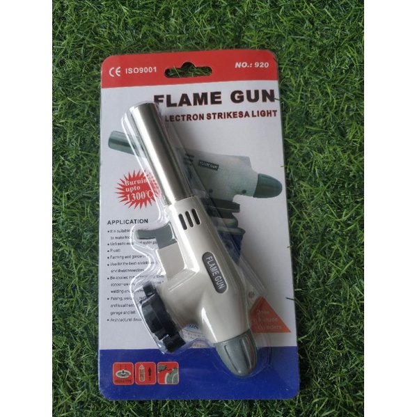 Gas Torch Flame Jet Gun Fire Torch Butane Welding Lighter BBQ Auto ...