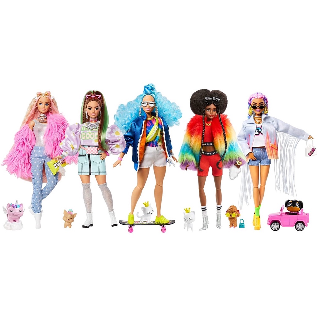 Separate box of 5 barbie extra | Shopee Malaysia