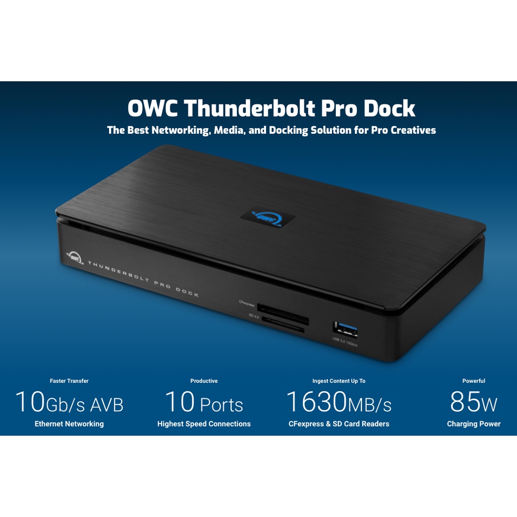 OWC Thunderbolt Pro Dock (10G ethernet AVB ready) May 2025 | Shopee ...