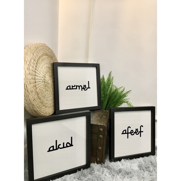 PERSONALISED FRAME / COUPLE FRAME NAME/ FAMILY NAME/ CUSTOM FRAME NAME ...