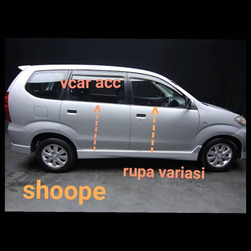 List of side glass trims for old TOYOTA avanza / XENIA 2004 to 2011 ...