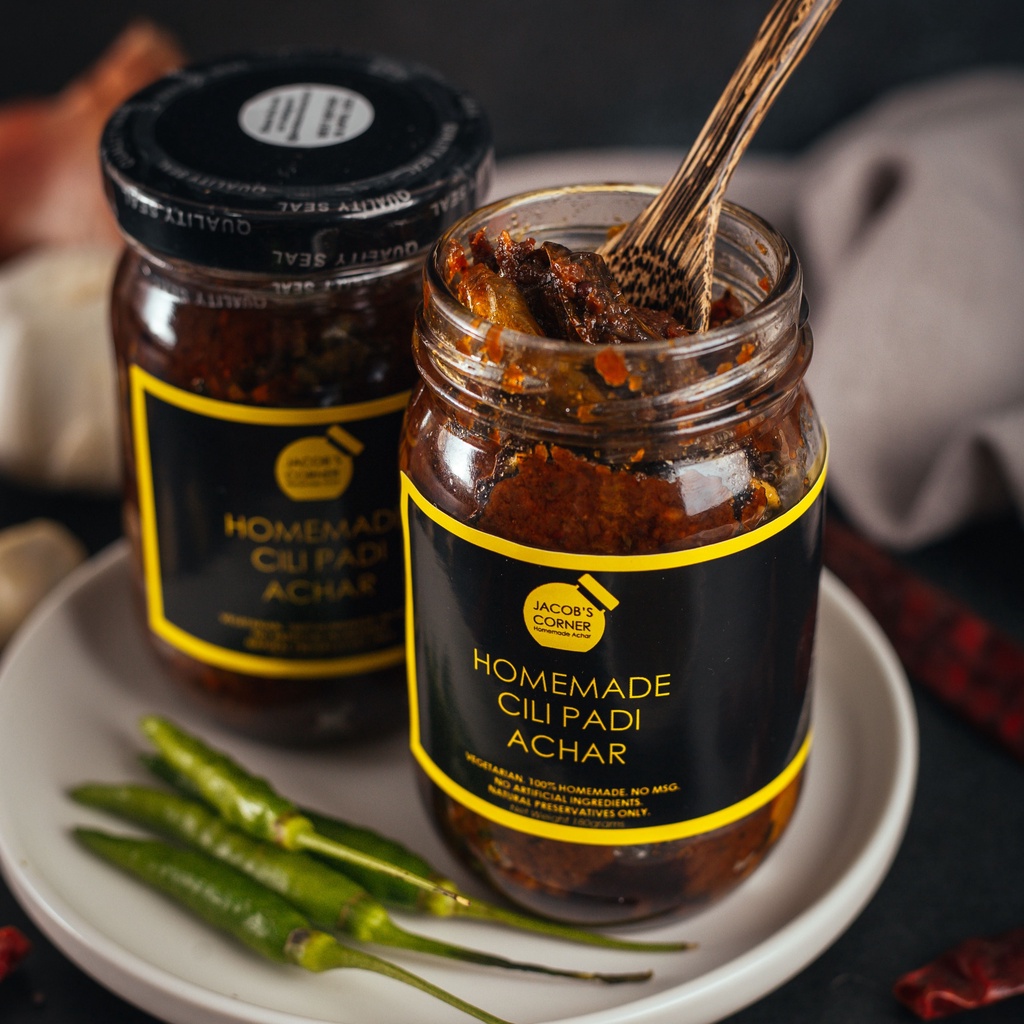 Homemade Cili Padi Achar | Jacob's Corner Achars | Cili Padi | Achar ...
