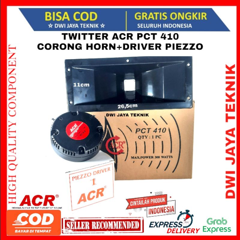 Acr PCT 410 Tweeter Horn Funnel & Piezzo Driver | Shopee Malaysia
