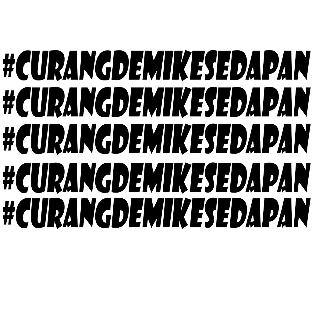 curang demi kesedapan stiker kereta lori tampal luar | Shopee Malaysia
