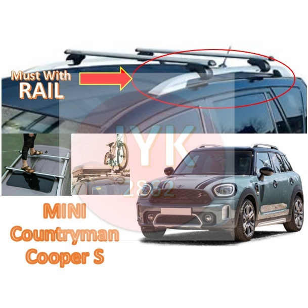 MINI Countryman Cooper S New Aluminium universal roof carrier Cross Bar ...