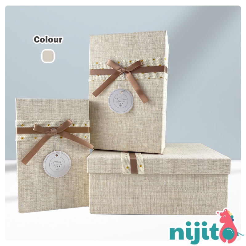 Nijito - Rectangle Birthday Present Box Storage Box Birthday Gift Box ...