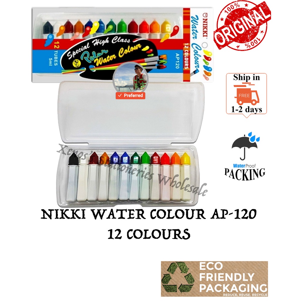 NIKKI WATER COLOUR P120 / P180/ AP120 (READY STOCK) | Shopee Malaysia