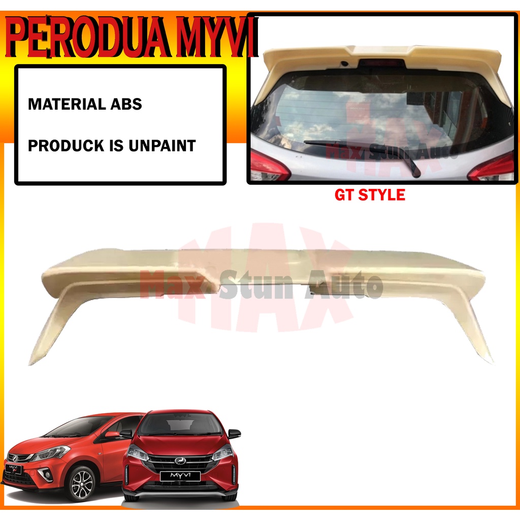 PERODUA MYVI 2018-2022 REAR SPOILER DUCKTAIL (MK7,D68,MZ,PSM,MG,MG2 ...