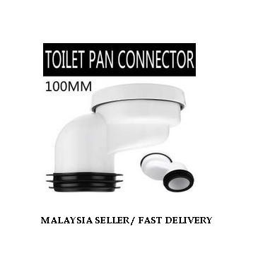 WC TOILET BATHROOM CONNECTORS OFF SET / PVC Offset Misaligned Toilet WC ...