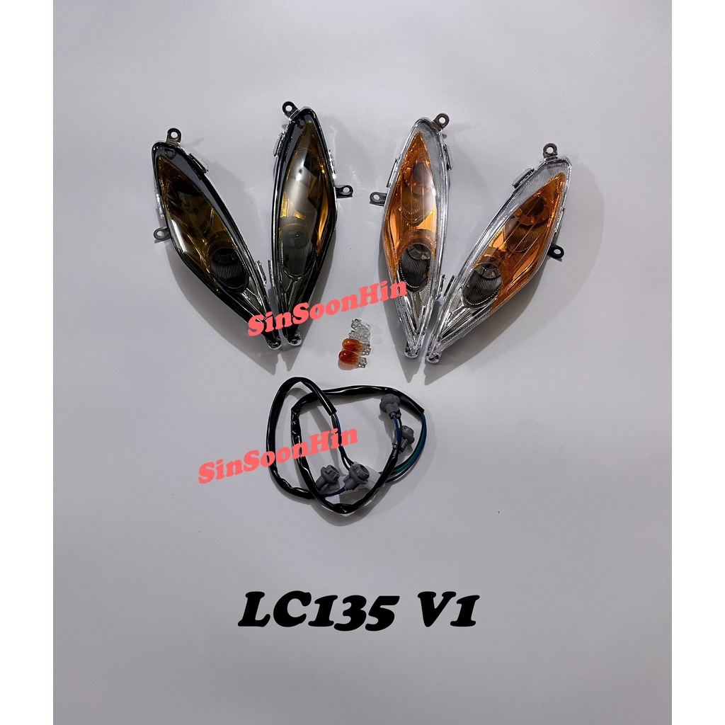 Yamaha LC135 V1 SPECIAL EDITION Front Signal Lamp / Socket Bulb - CLEAR or TINTED #signal lc v1 ...