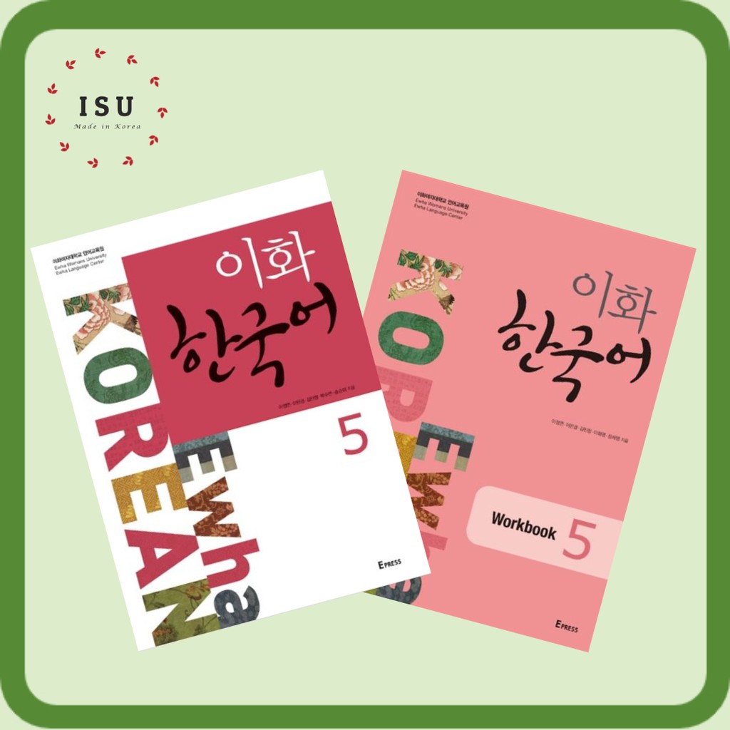 Ewha Korean 5 Textbook + Workbook 이화 한국어 5 | Shopee Malaysia