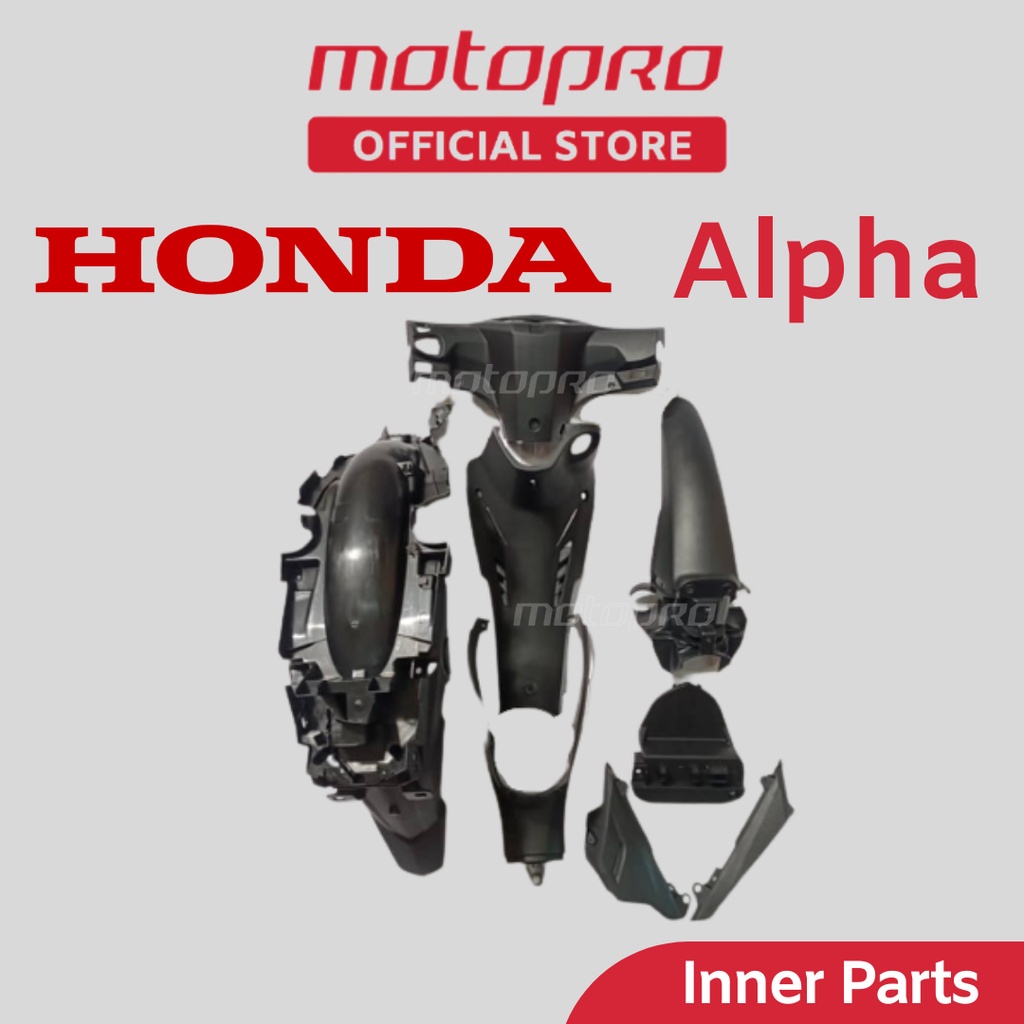 HONDA Alpha Inner Non Color Parts Coverset Body Cover Set Alpha Full ...