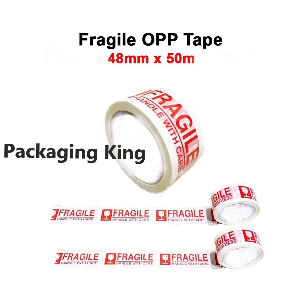 Fragile OPP Tape 48 MM x 50M | Shopee Malaysia