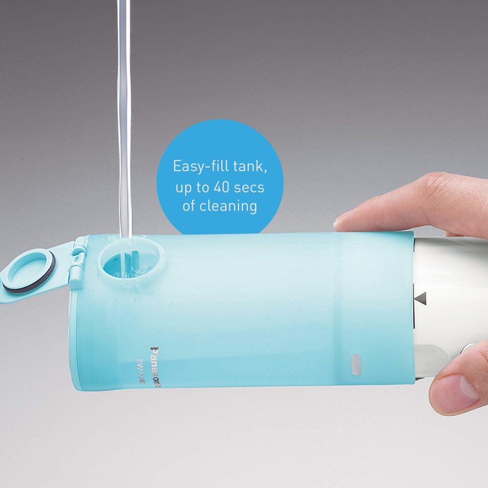 PANASONIC EW-DJ10 Oral Irrigator 2 Speed Jet EW-DJ10-A401 Washable Battery Operated Storable ...