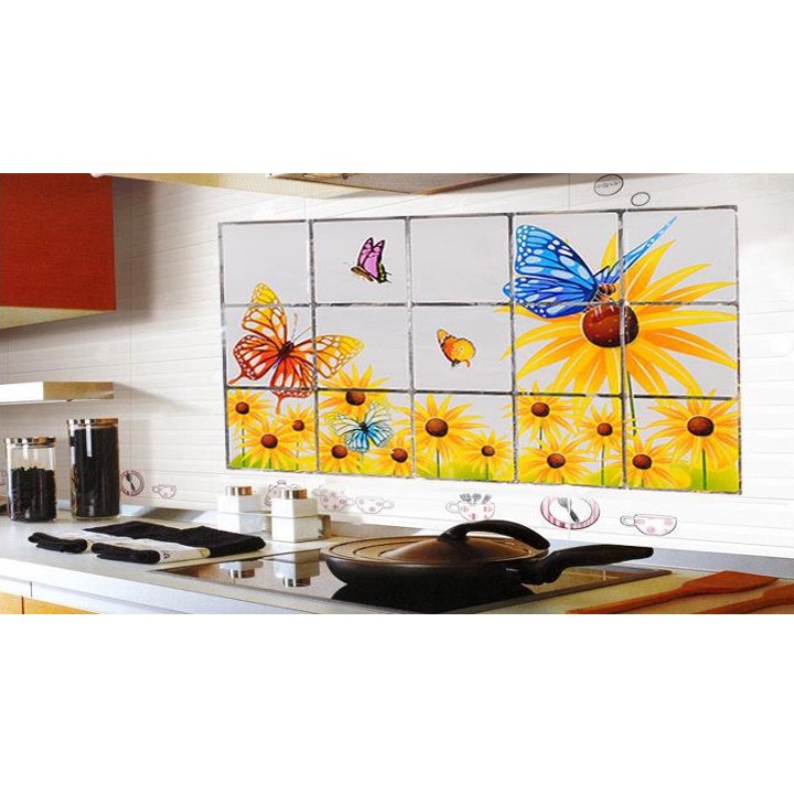 70cn*45cm Kitchen Anti-Oil Waterproof Wallpaper Stickers/kitchen ...